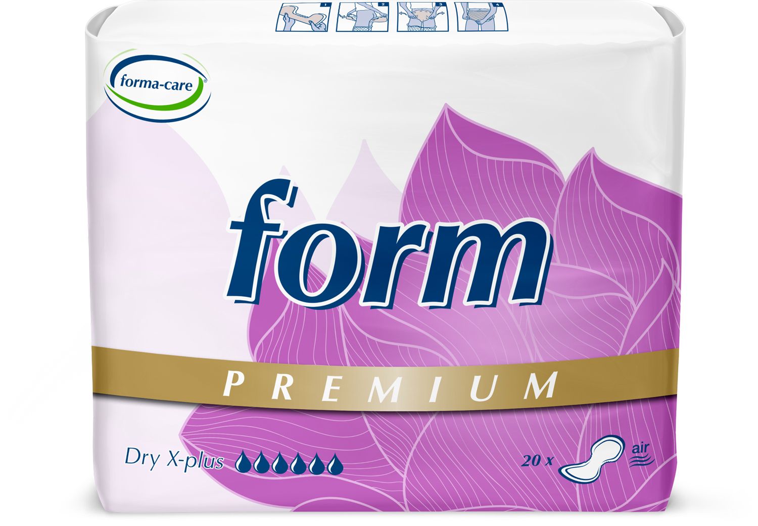 forma-care form premium dry x-plus, 80 Stück